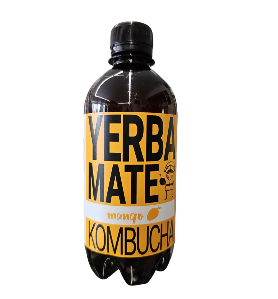 Yerba Mate Kombucha 400 ml ORGANIC mango skonio - YerbaMate.lt